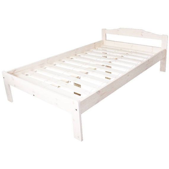 Voodi Tambet 140x200 valge mänd - Aatrium