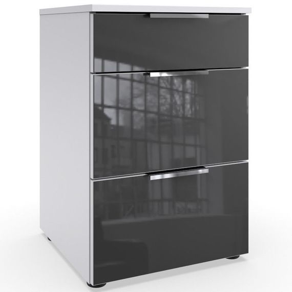 Kummut Level36 C valge/hall klaas - Aatrium